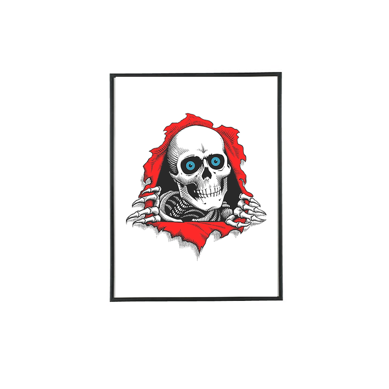 Slika u ramu – print – kostur powell peralta