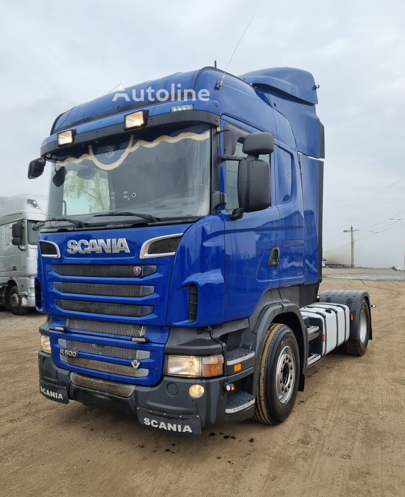 Scania R500, PTO + hydraulic kit, 830.000 km, full workshop history tegljač