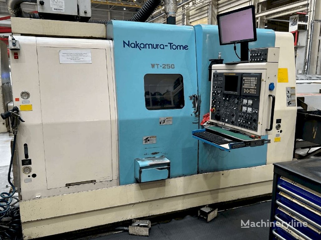 Fanuc NAKAMURA-TOME WT 250 strug za metal