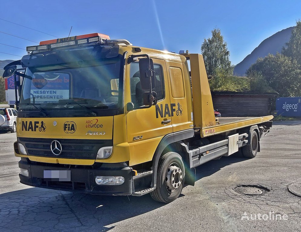 Mercedes-Benz ATEGO 1524 *JIGE *2 x WINCHES *BOOM *BRILLE *BED 5.5m *VIDEO šlep auto