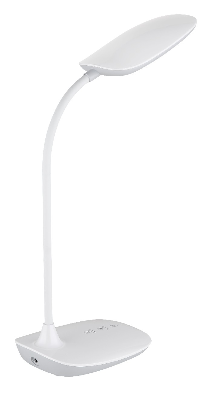 STONA LAMPA PLASTIKA BELA, 1XLED