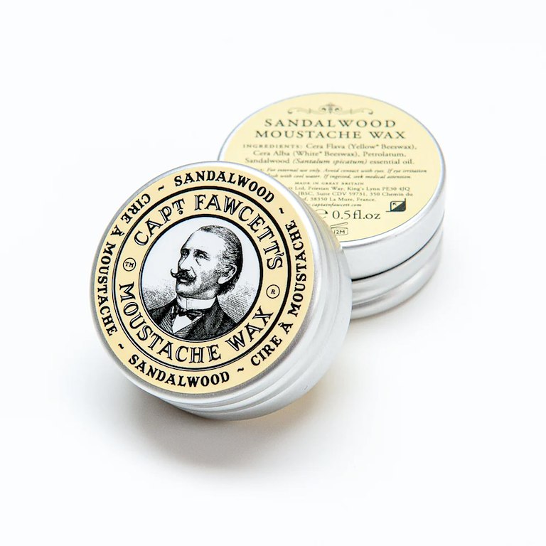 Vosak za brkove sa sandalovinom, Captain Fawcett, 15ml