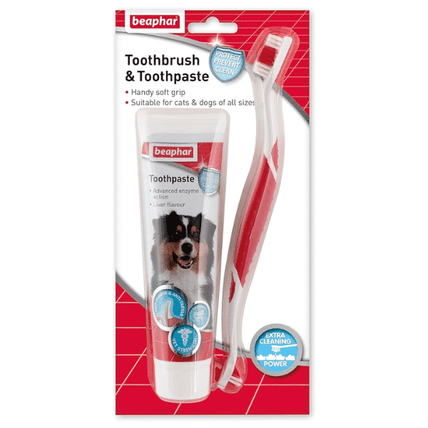 Beaphar Toothbrush & Toothpaste