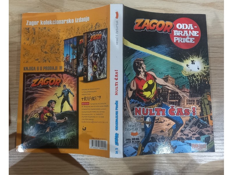 Roman Zagor Odabrane priče 5 Nulti čas