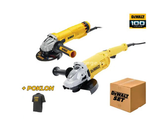 DeWALT 100 years DWSET8, set brusilica DWE492 + DWE4237 + poklon majica