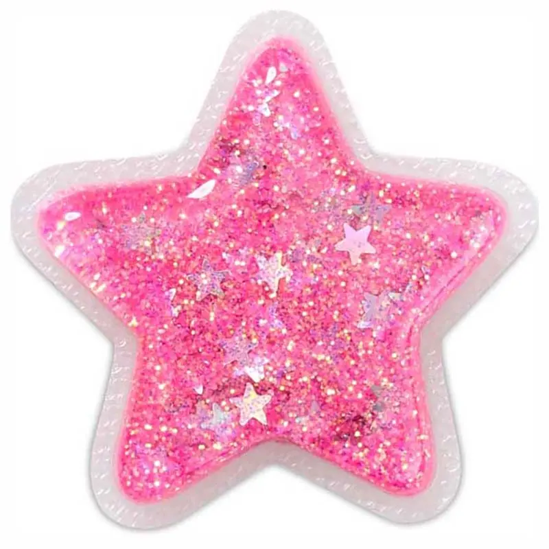 Crocs Ukras za devojčice Squishy glitter star, Roze