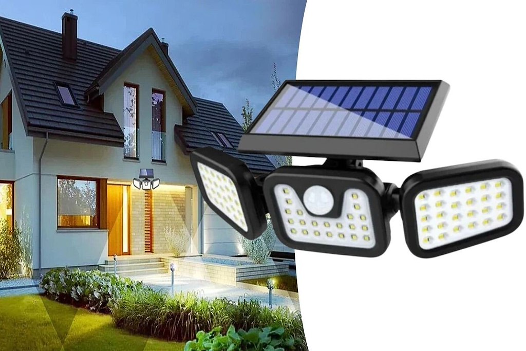 3-strana LED solarna lampa ThreeSolar Top ponuda