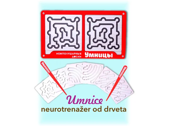 Grat Društvena igra od drveta Interhemisferne ploče Umnice
