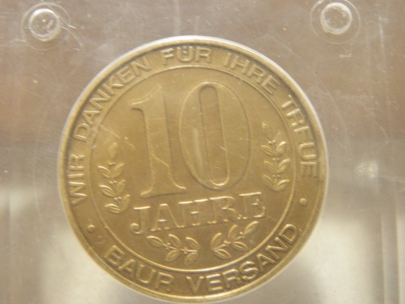 MEDALJA /TOKEN: 10 JAHRE BAUR VERSAND (1935)