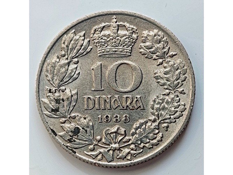 KRALJEVINA JUGOSLAVIJA 10 Dinara 1938.