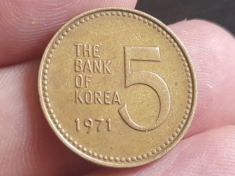 Juzna Koreja, 5 vona 1971