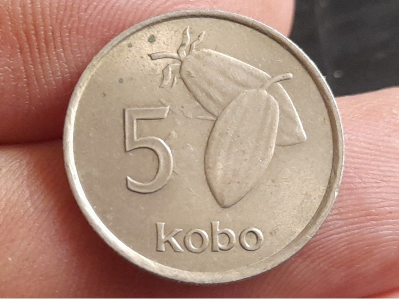 Nigerija, 5 kobo 1974