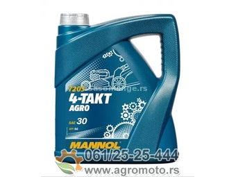 Ulje za kosilice MANNOL 4-TAKT AGRO SAE30 7203 4L