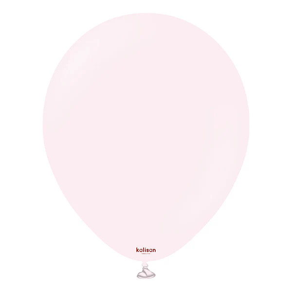 Standard Macaron Pale Pink Latex Baloni