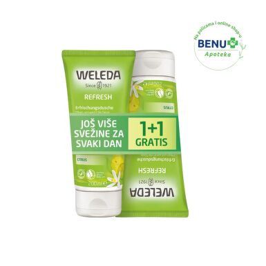 Weleda Gel za tuširanje od Citrusa, 200 ml 1+1 GRATIS