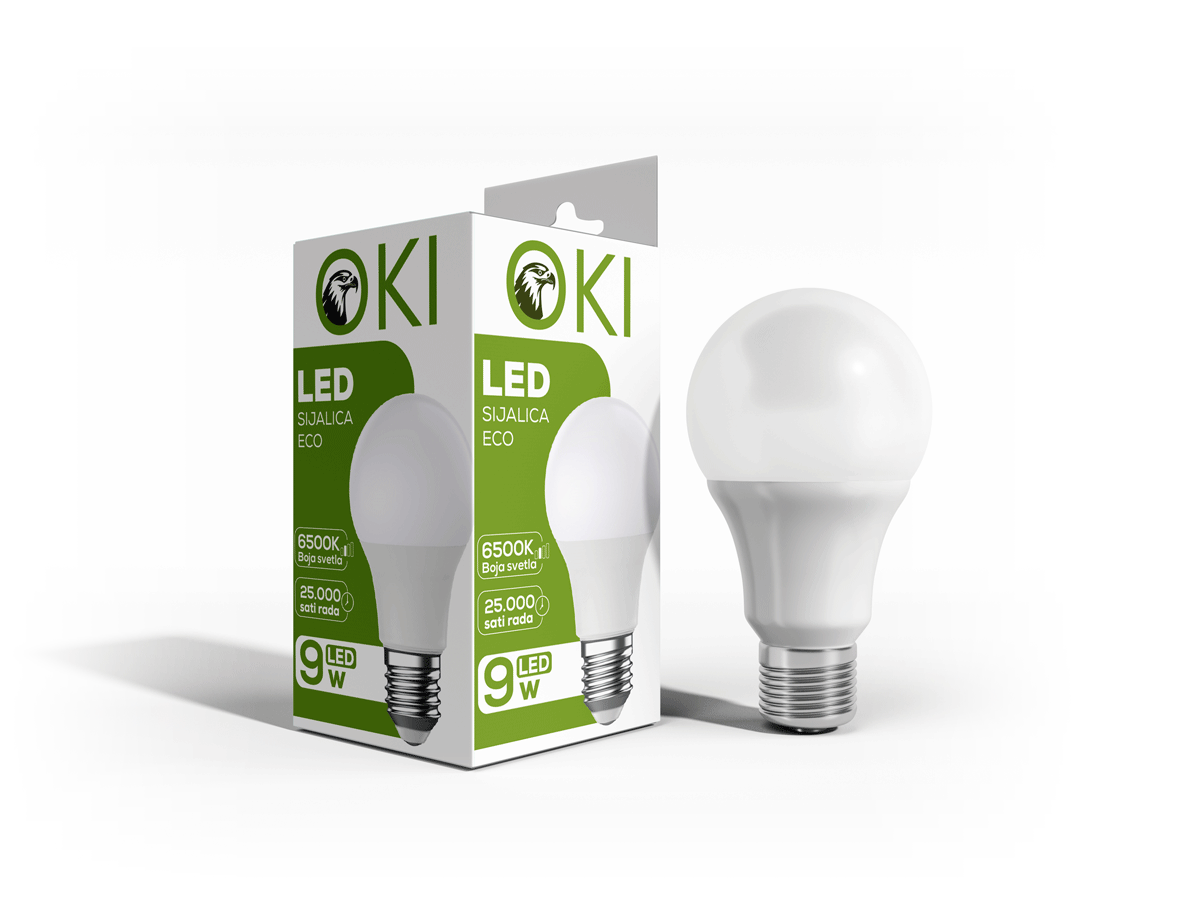 OKI LED SIJALICA ECO A60 12W E27 6500K