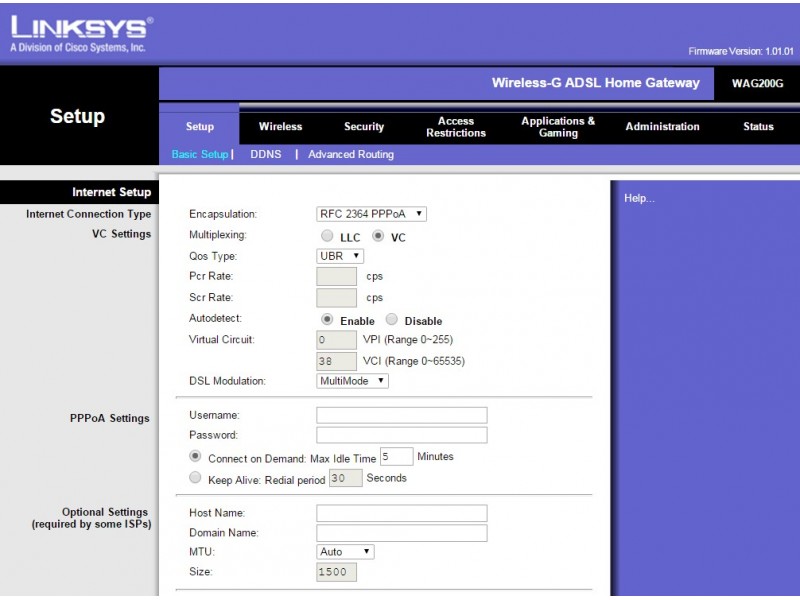 SKORO NOV: Wireless Ruter Linksys WAG200G test