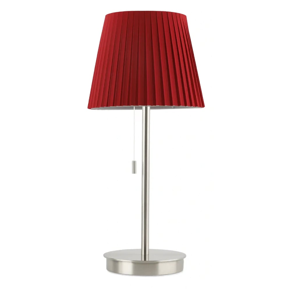 REA LIGHT Helena HN2432B-NCKL/RD Stona lampa