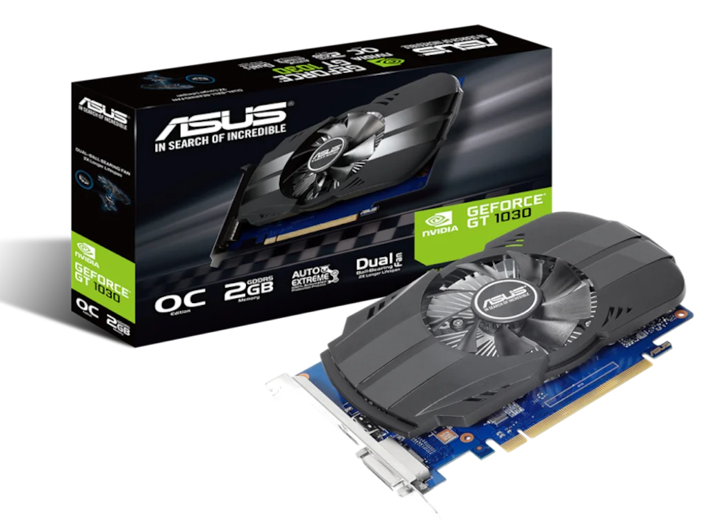 Grafička karta ASUS PH-GT1030-O2G NVD/2GB/GDDR5/64bit/crna