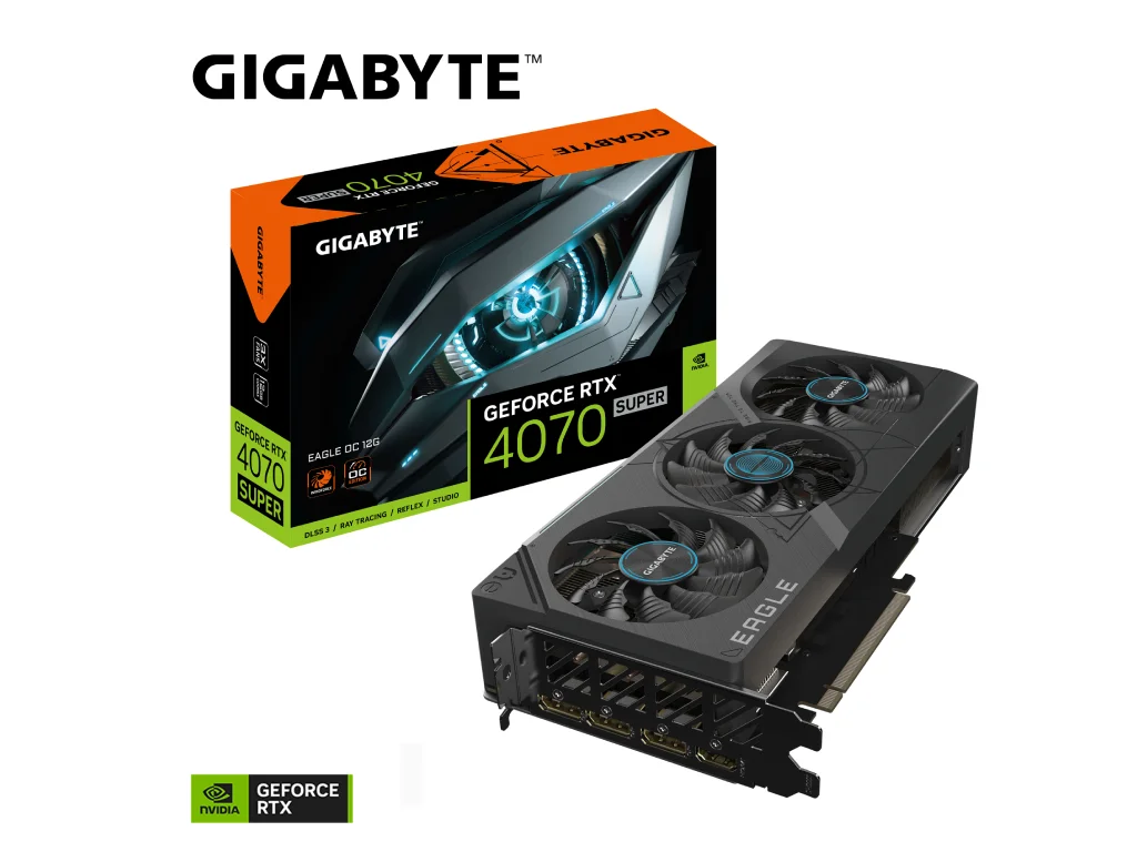 Grafička karta GIGABYTE GV-N407SEAGLE OC-12GD NVD/12GB/GDDR6X/192bit/crna