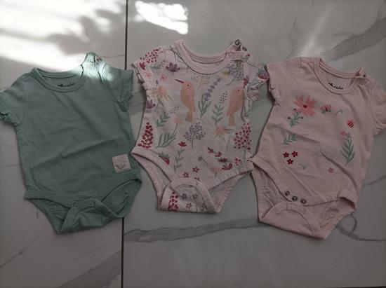     SoCute set od 3 bodića za bebu devojčicu