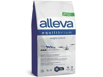 Alleva Equilibrium Dog Mini&Medium Weight Control - piletina i okeanska riba 2kg