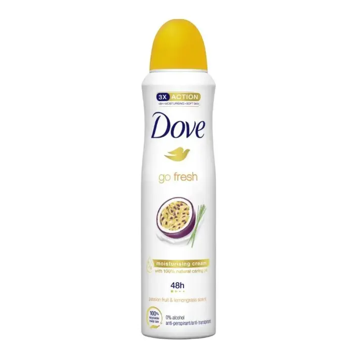 DOVE Dezodorans Go fresh passion fruit and lemongrass 150 ml