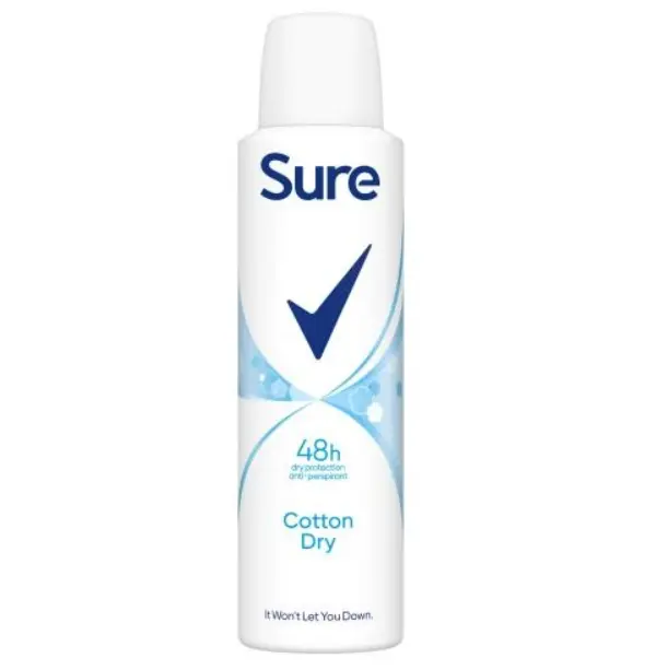 SURE Dezodorans Cotton dry 150 ml