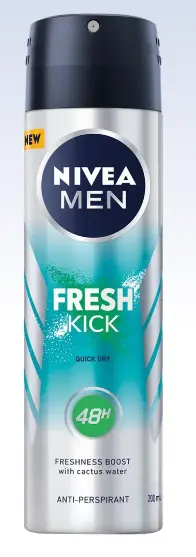 NIVEA Muški dezodorans u spreju Fresh Kick 200ml