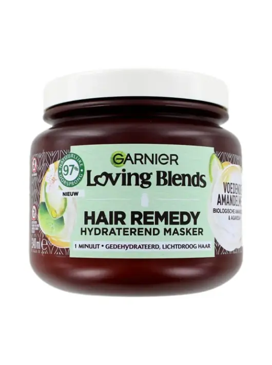 GARNIER Loving blends Maska za kosu Hydrating almond milk 340 ml