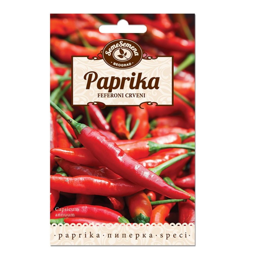 Seme Paprika Feferona Žuta Ljuta 0,7g