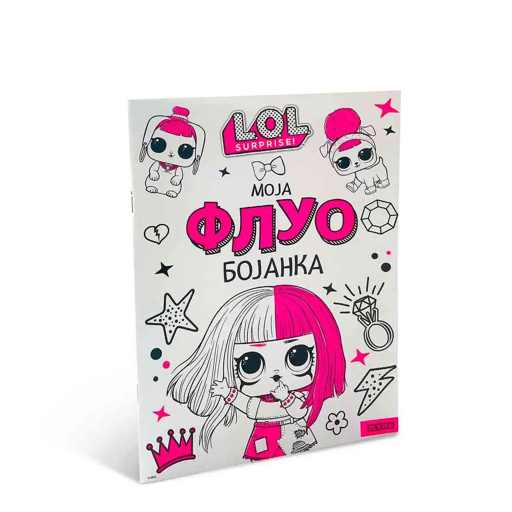 L.O.L. SURPRISE! Moja Fluo bojanka