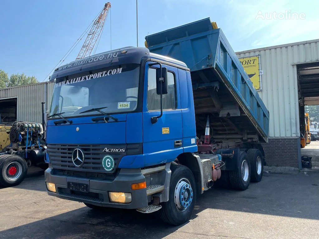 Mercedes-Benz Actros 2640 Kipper 6x4 V6 Manuel Gearbox Full Spring Suspension kiper