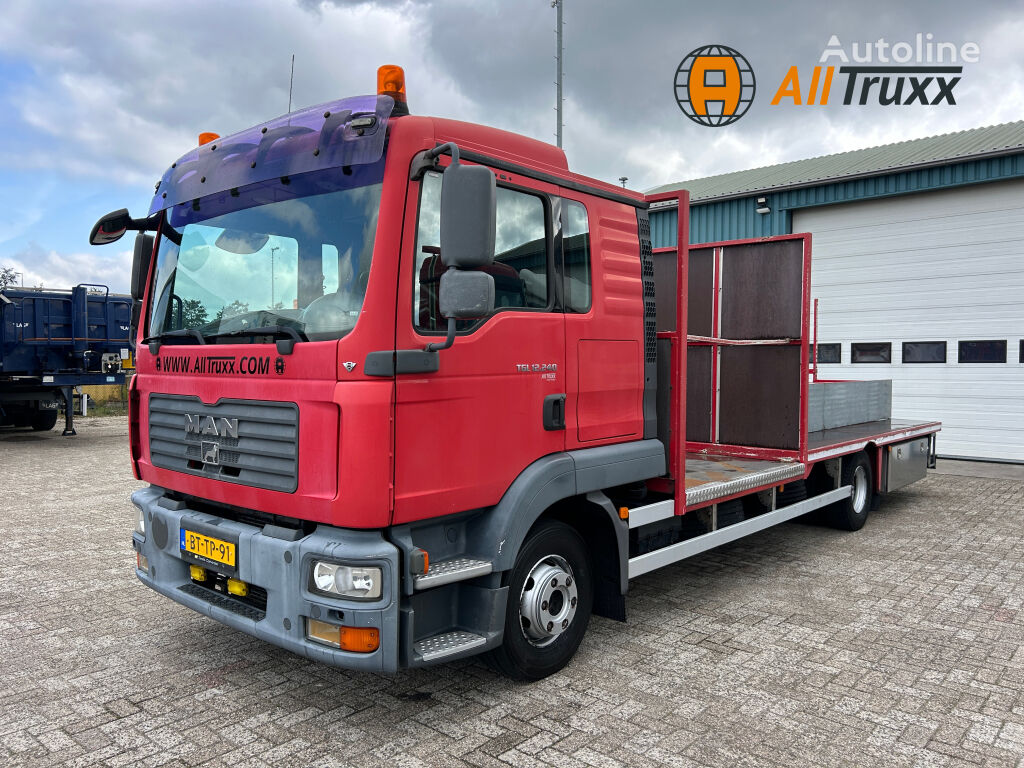 MAN TGL 12.240 272.000 KM NL truck kamion s ravnom platformom