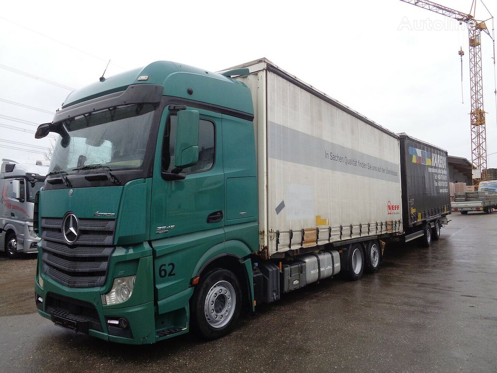 Mercedes-Benz Actros 2545 Jumbo / 2x Bett / Retarder kamion sa klizna zavesa cerada