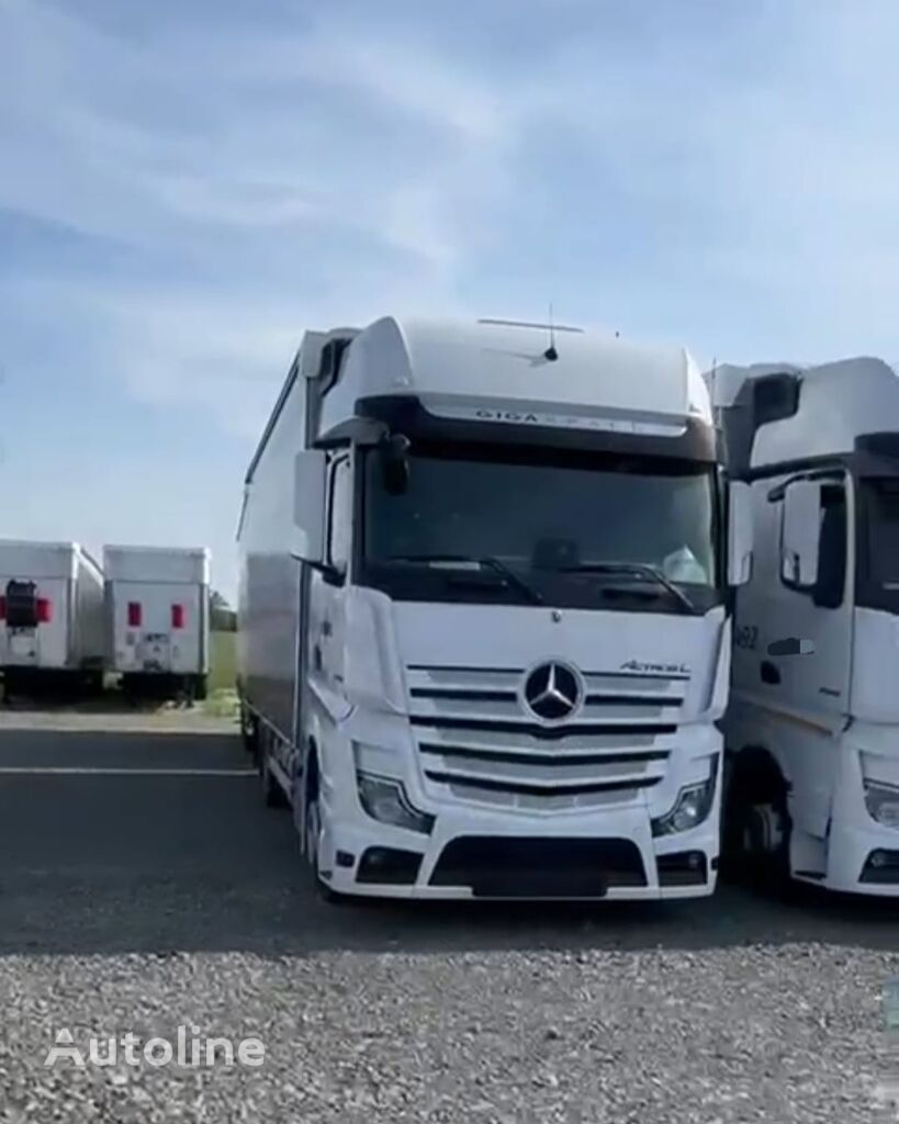 Novi Mercedes-Benz 50X Actros 2542 Mit Auflieger NEU kamion sa klizna zavesa cerada + prikolica sa kliznom ceradom