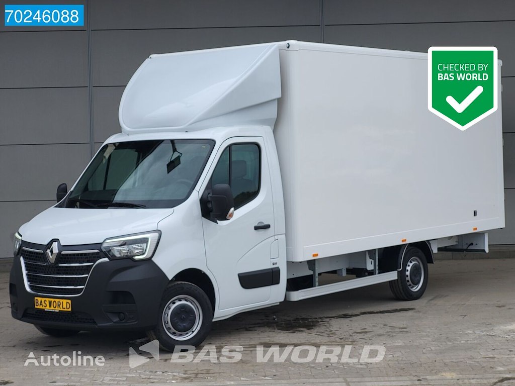 Novi Renault Master 165PK Bakwagen XXL 10 Euro Pallets Achterdeuren Airco Cru kamion furgon < 3.5t