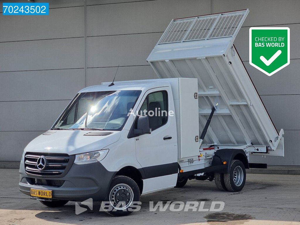 Novi Mercedes-Benz Sprinter 515 CDI Kipper met kist 3500kg trekhaak MBUX Cruise Air kamion kiper < 3.5t