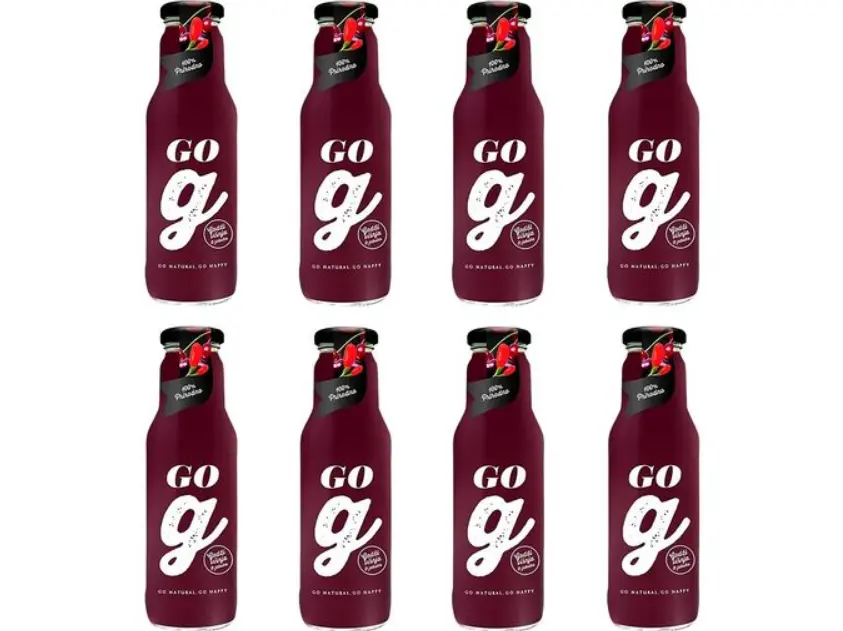 Go G Ceđeni sok od višnje, Family pack, 8 komada, 750ml