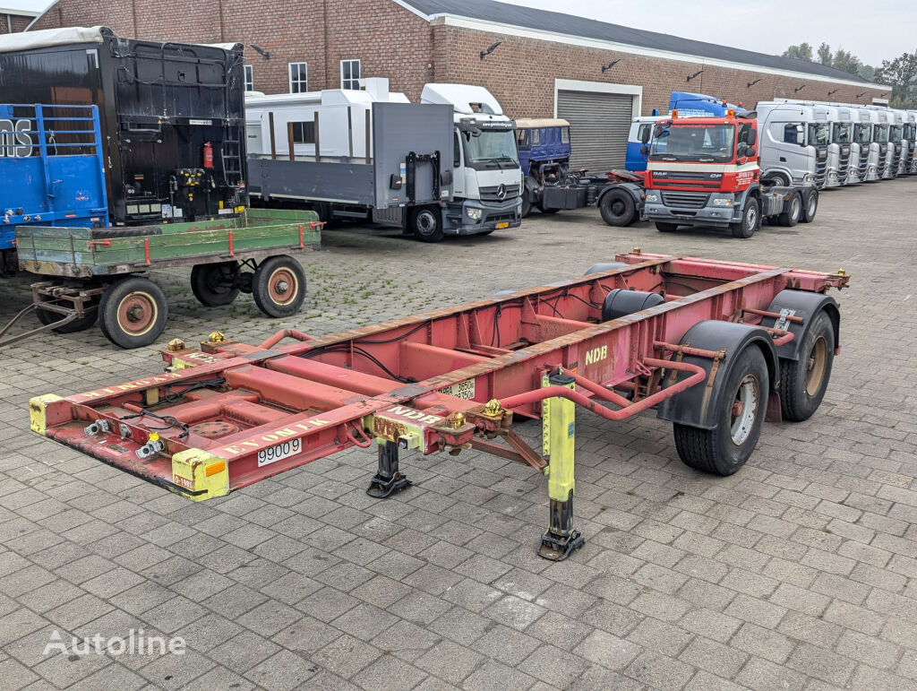 Shladot SD-901M 20FT 2-Assen ROR - DrumBrakes - Steel Suspension poluprikolica za prevoz kontejnera