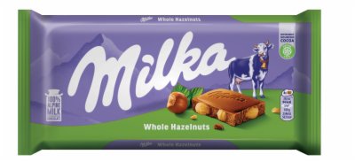 ČOKOLADA MLEČNA SA CELIM LEŠNIKOM MILKA 100G
ČOKOLADA MLEČNA SA CELIM LEŠNIKOM MILKA 100G