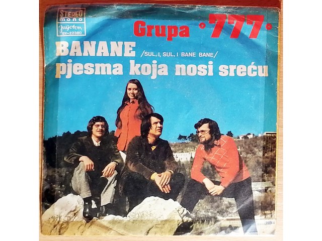 SP 777, grupa - Banane / Pjesma koja nosi sreću (73) VG