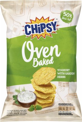 ČIPS OVEN BAKED YOUGURT&HERBS CHIPSY 125G
ČIPS OVEN BAKED YOUGURT&HERBS CHIPSY 125G