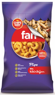 FLIPS FAN SA KIKIRIKIJEM CHIPS WAY 150G
FLIPS FAN SA KIKIRIKIJEM CHIPS WAY 150G