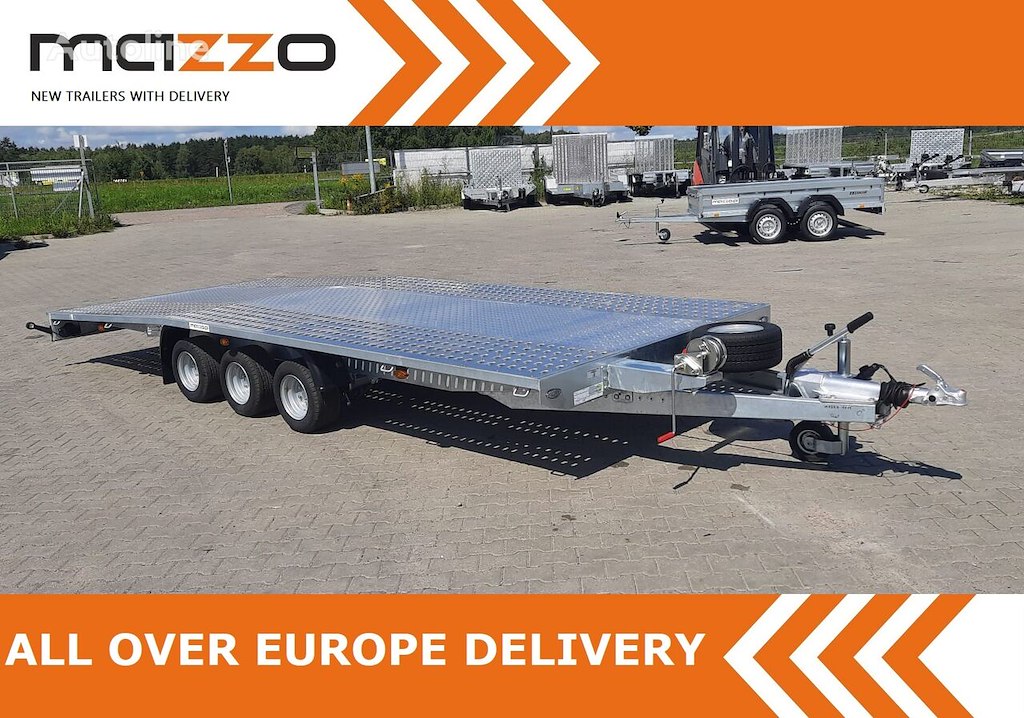 Nova Niewiadów J5535 550x210cm 3500kg beaver tail prikolica autotransportera