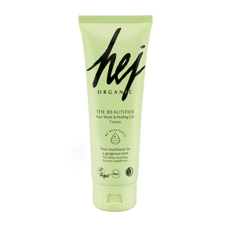 hej ORGANIC Cactus Beautifier gel za čišćenje i piling lica, 125ml