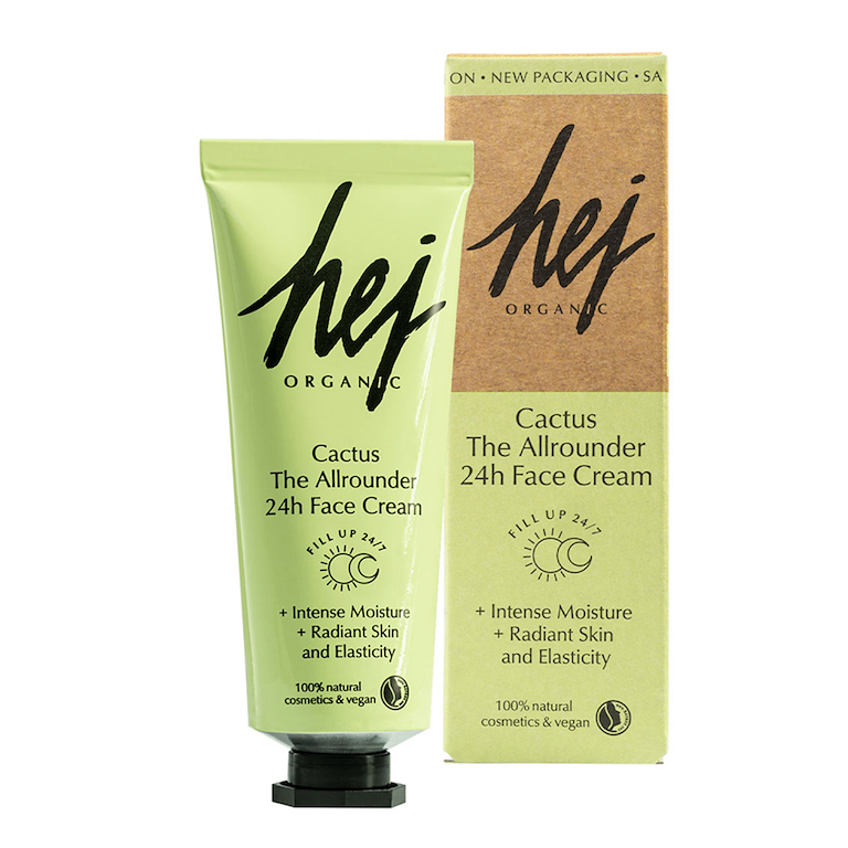 hej ORGANIC Cactus The Allrounder 24h krema za lice, 50ml