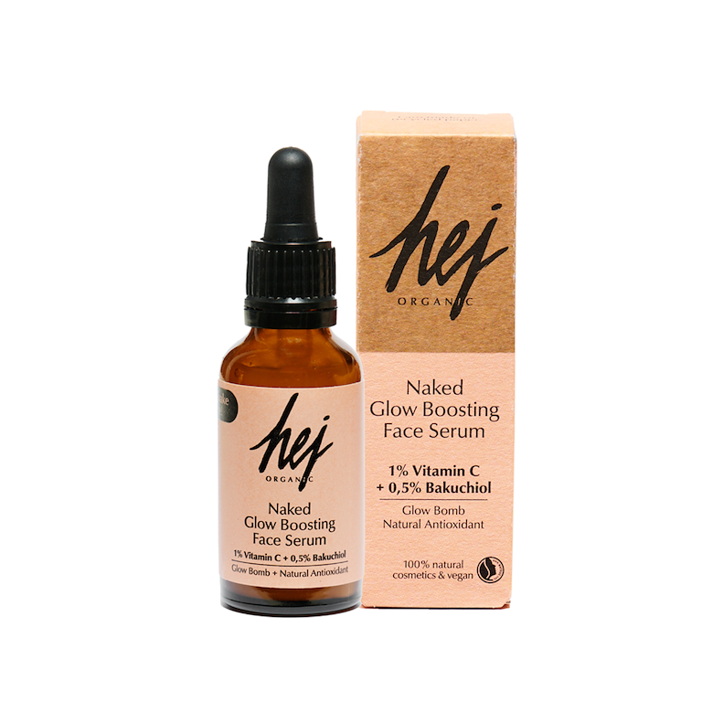 hej ORGANIC Naked Glow Boosting serum za lice, 30ml