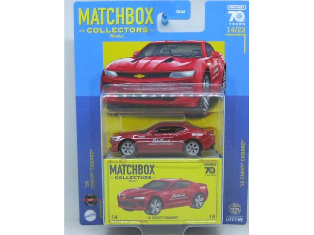 matchbox chevrolet camaro `16