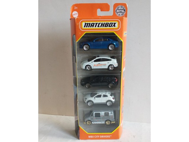 auto set Matchbox MBX CITY DRIVERS Made in Thailand